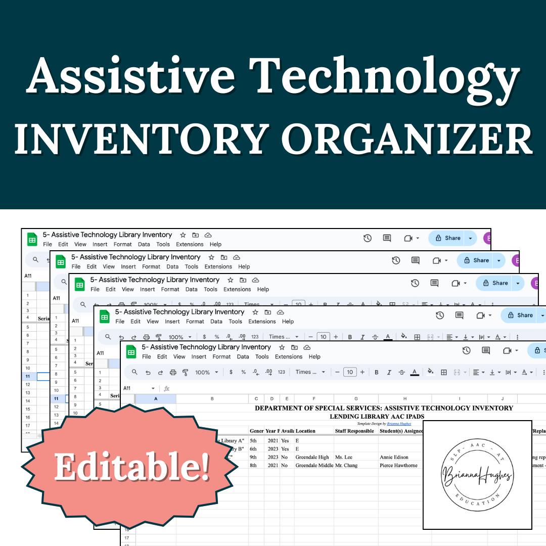 The Assistive Technology Inventory Organizer